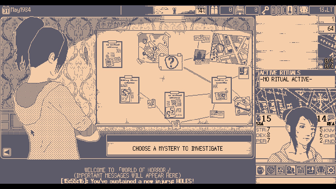 Death By MS Paint – World of Horror Review