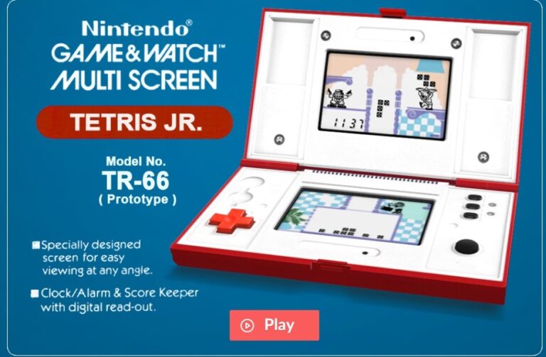 Game & Watch Tetris Jr Simulation Released Online Game & Watch Tetris Jr Simulation Released Online