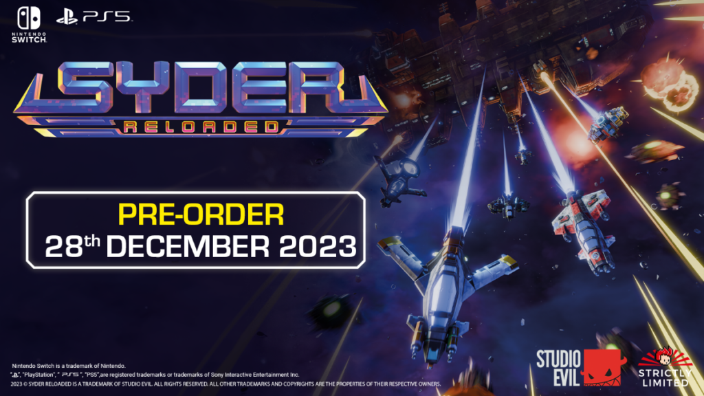Syder Reloaded Physical Preorders Open Dec 28th