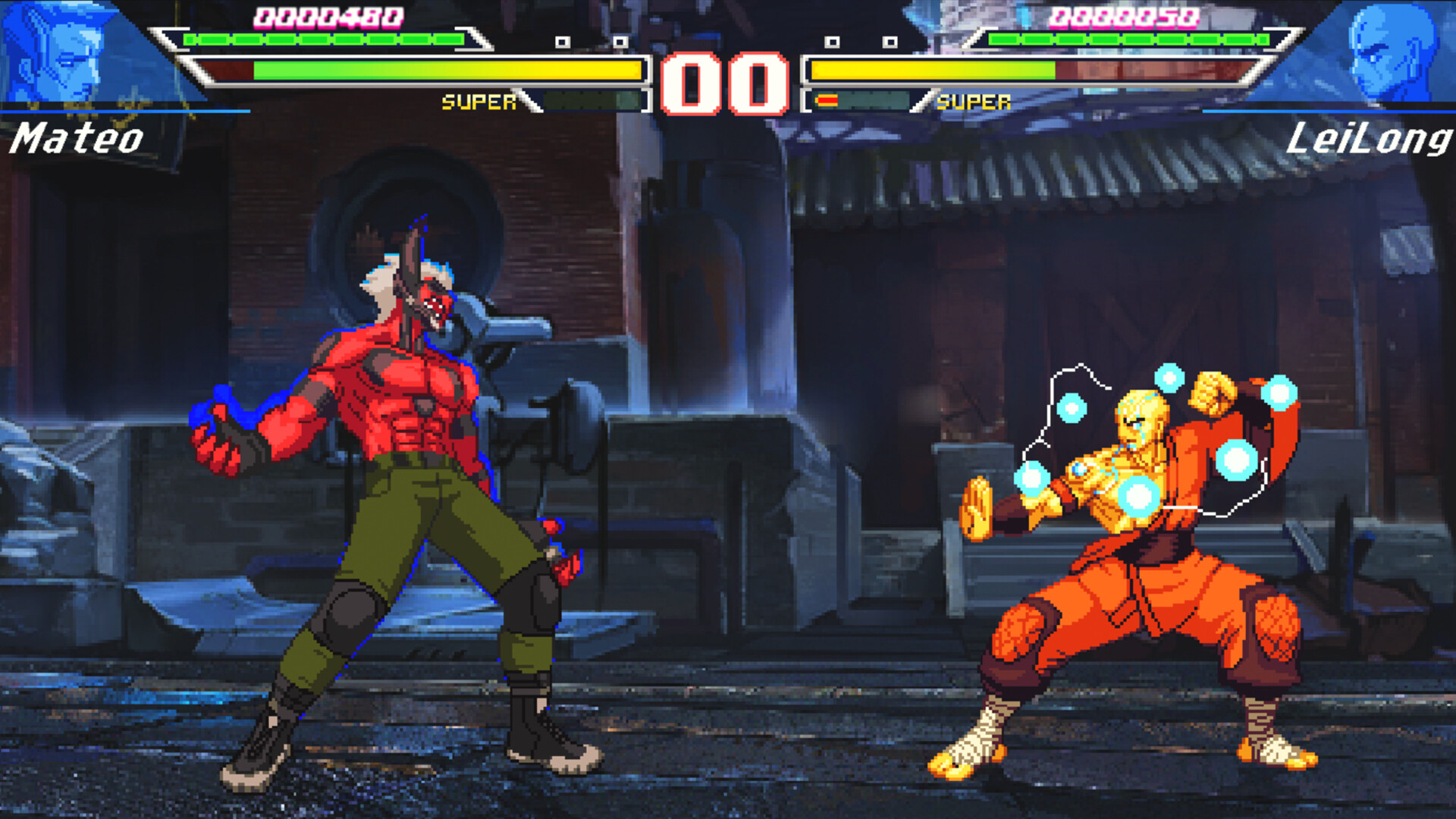 2D Street Fighter III inspired indie fighting game Blazing Strike out ...